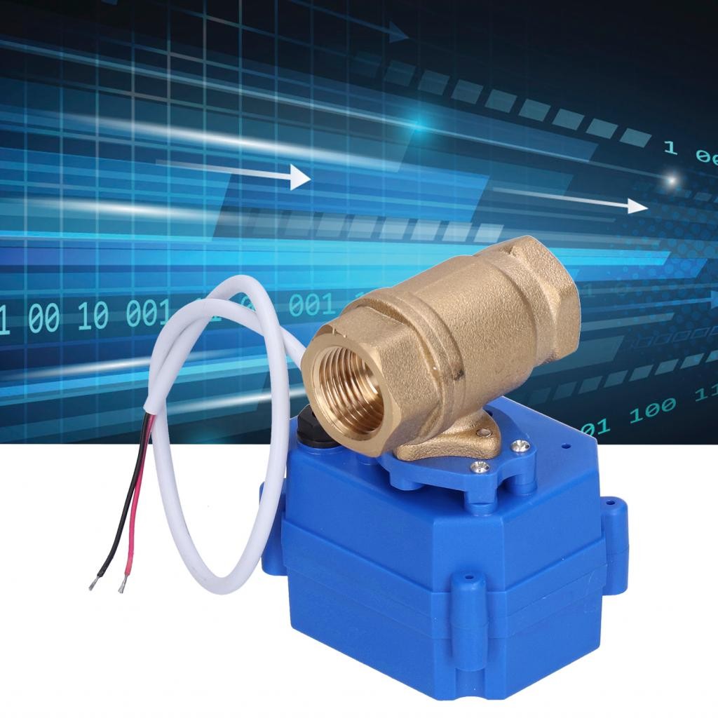 Electrical Valves DC9-24V Motorized Ball Valve 2 Wire Auto Return Setup ...