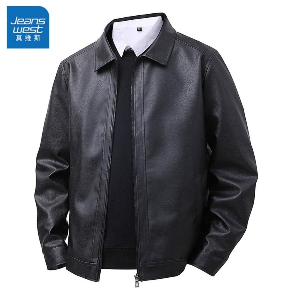 Real Ves Leather Jacket Men 2025 New Style Spring Autumn Style American ...