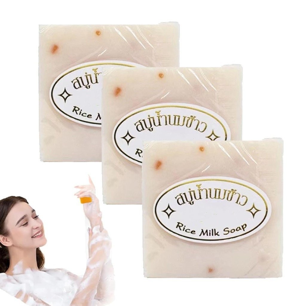 Rice Milk Soap Thailand Rice Milk Soap Handmade Soap, Mild and Non ...