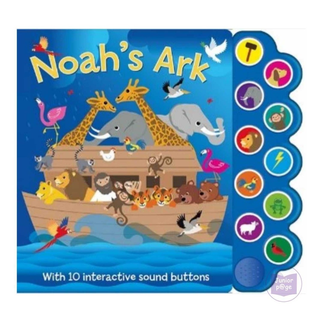 Noah’s Ark Sound Book (10 playful sounds ) | Shopee Singapore