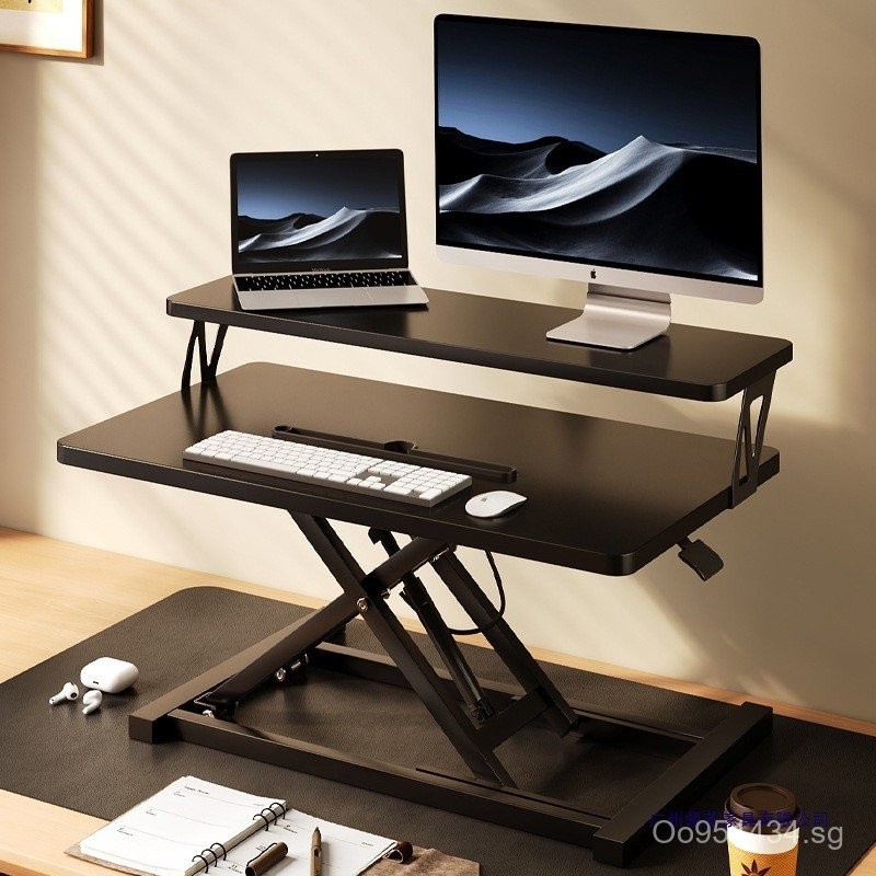 Adjustable Height Desktop Laptop Lift Desk Work Desk Computer Desk ...
