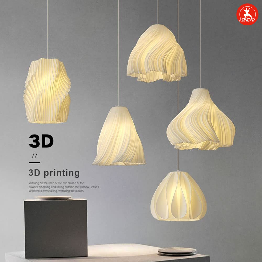 Bar Counter Drop Ceiling Light 3D Acrylic Lampshade Modern Pendant ...