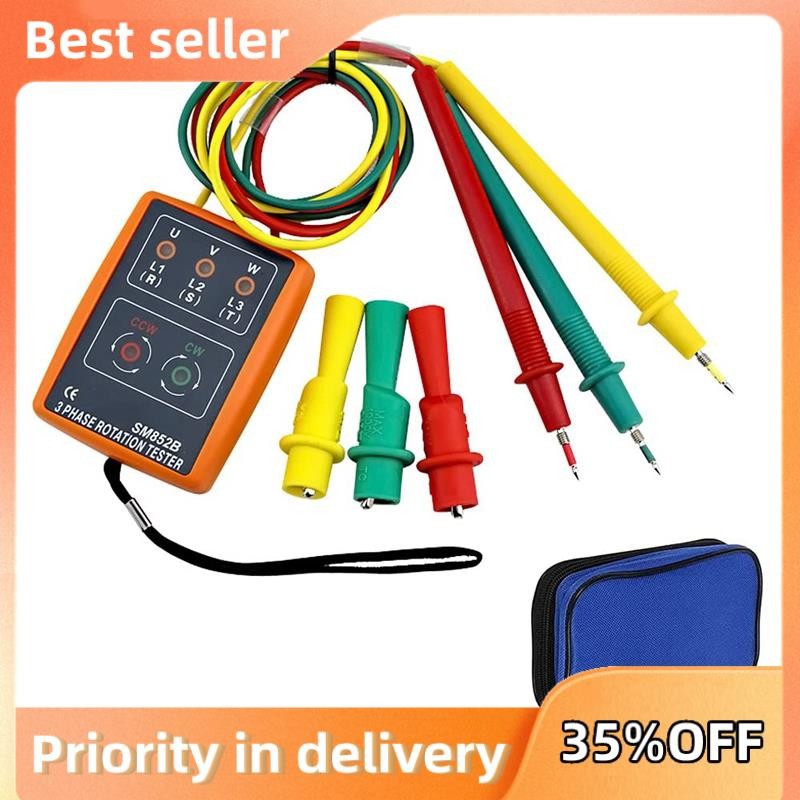 Phase Tester Rotating Field Measuring Device, 3 Phase El Sequence ...