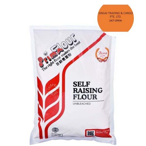 Prima Flour Packet Flour Self Raising 1kg | Shopee Singapore