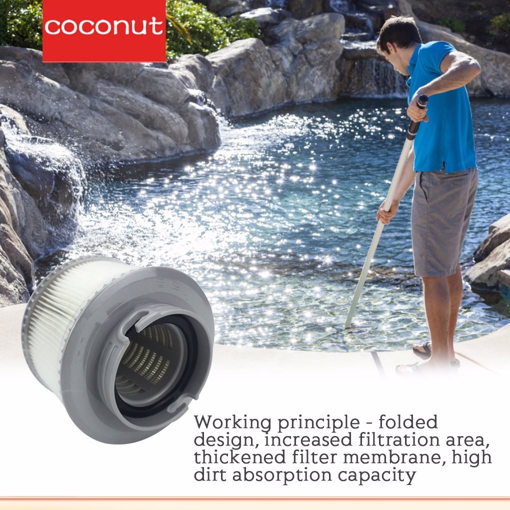 1/2/3 Swimming Pool Filter Plastic Strainer Hot Tub Pool Filtration ...