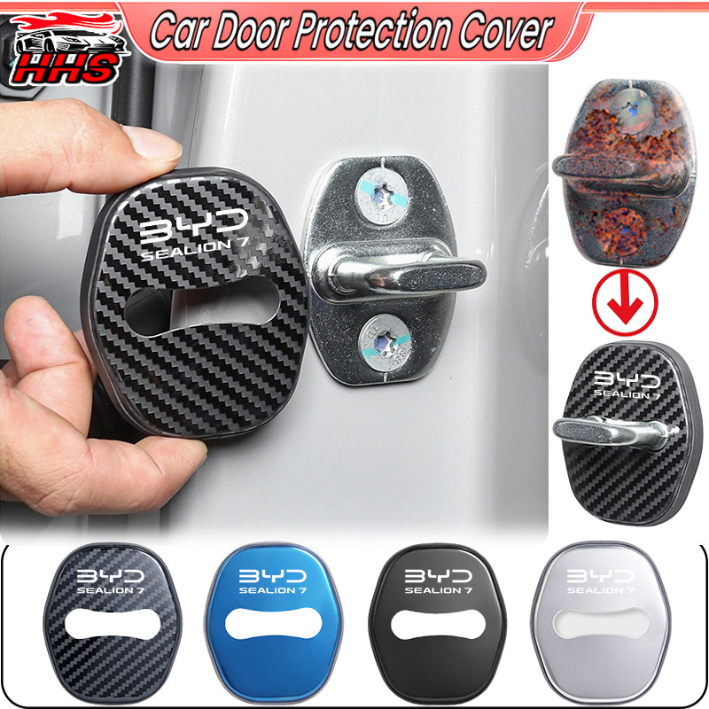 【Ready Stock】4Pcs BYD Sealion 7 Car Door Lock Protection Cover ...