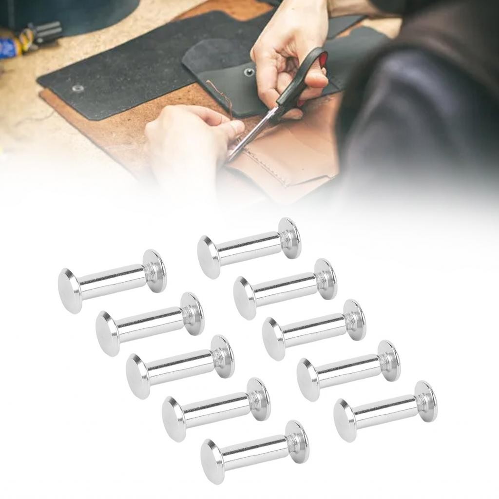 Rivet and Screw Kit 50 Sets M4 Round Head Rivets Accurate Thread for ...