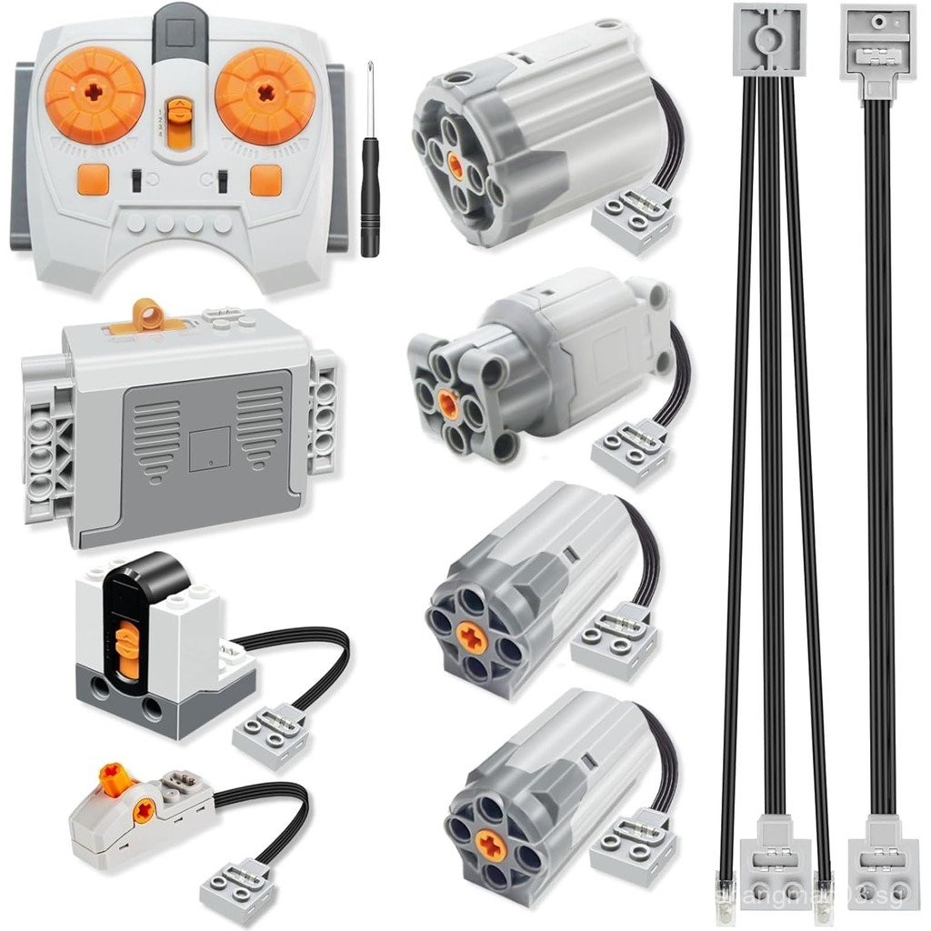 10-in-1 Motor Kit Compatible with Lego Technic DIY Motorized Building ...