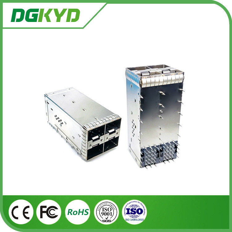 SFP Shell SFP2x2Optical Fiber Connector With light guide column and ...