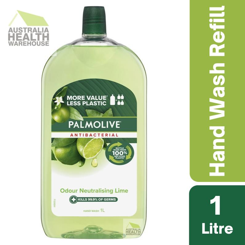 Palmolive Antibacterial Lime Hand Wash Soap Refill 1 Litre | Shopee ...