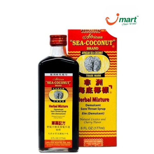African Sea Coconut Herbal Mixture Cough Syrup 177ml | Shopee Singapore
