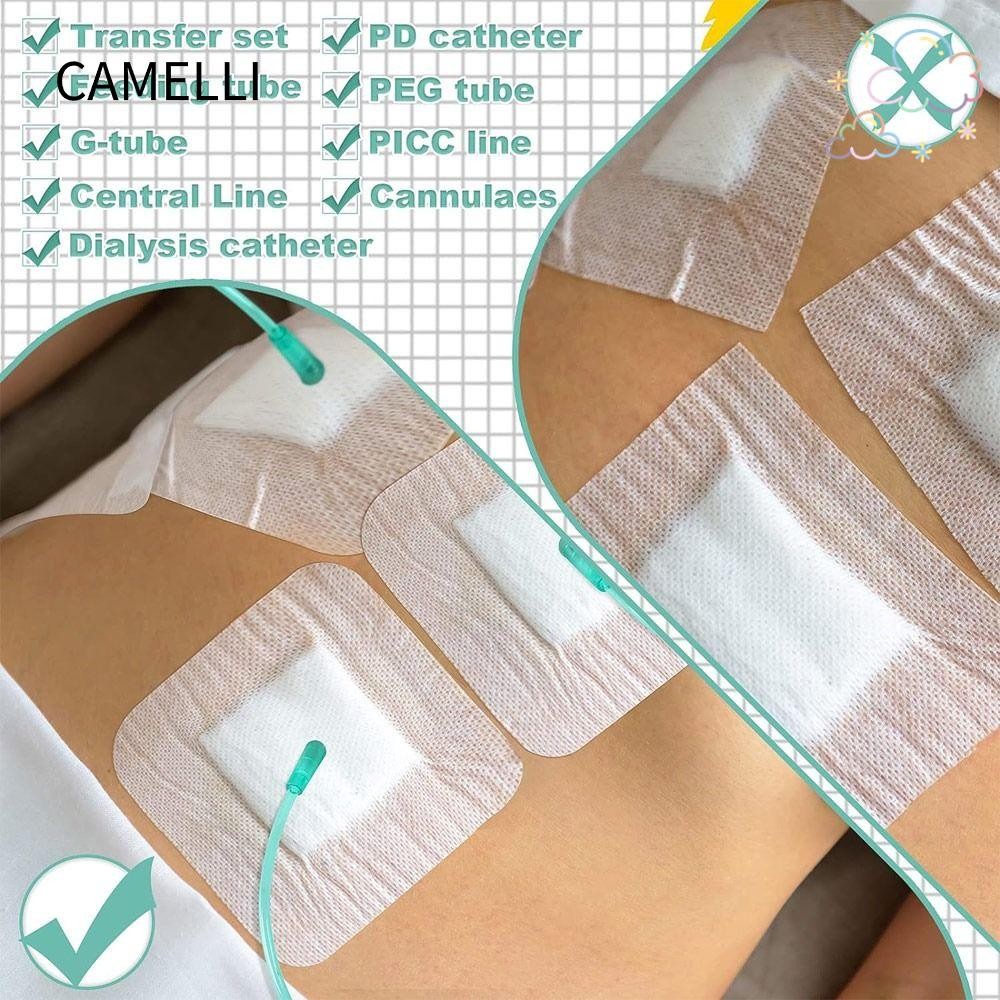 CAMELLI 10pcs Chest Catheter Cover, Dialysis Accessories Wound Bandage ...
