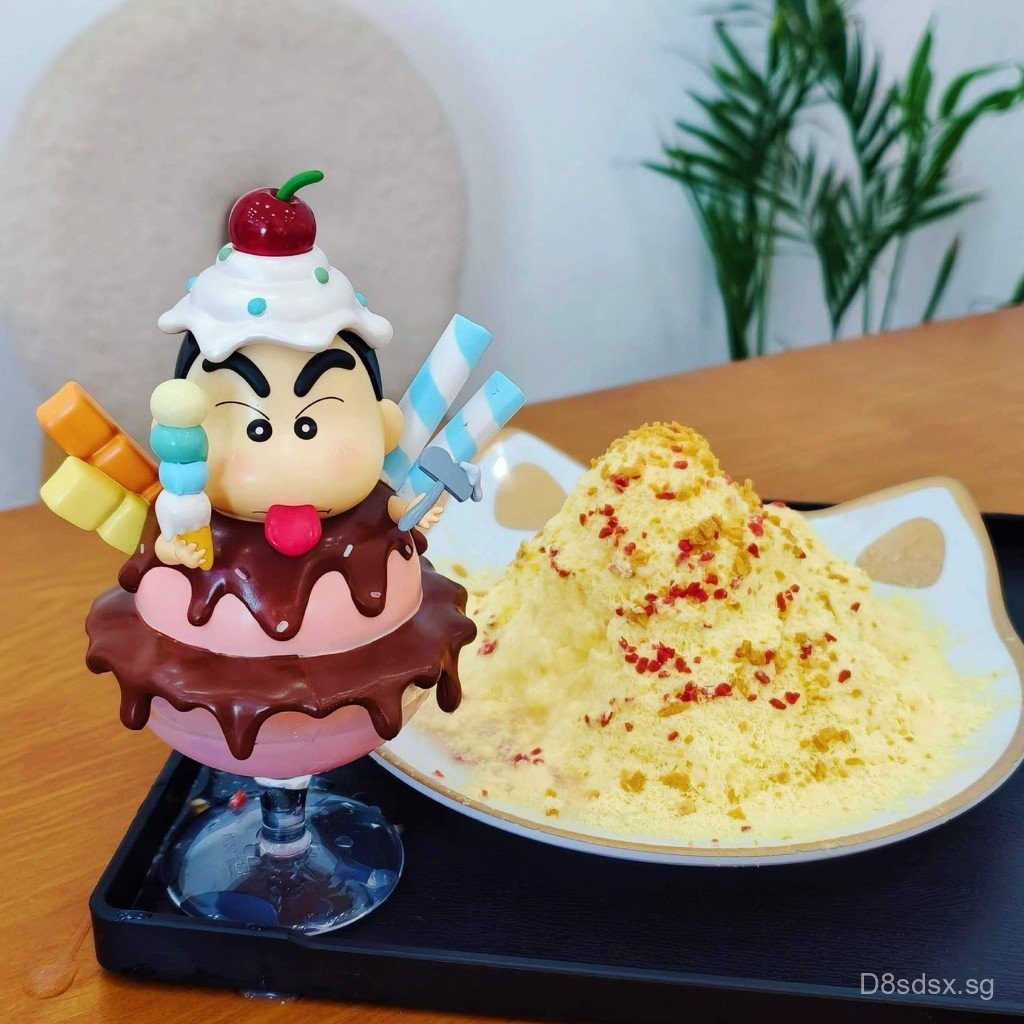 Slime with Crayon Shin-chan Cup Figurine and Dessert Trendy Toy GK ...