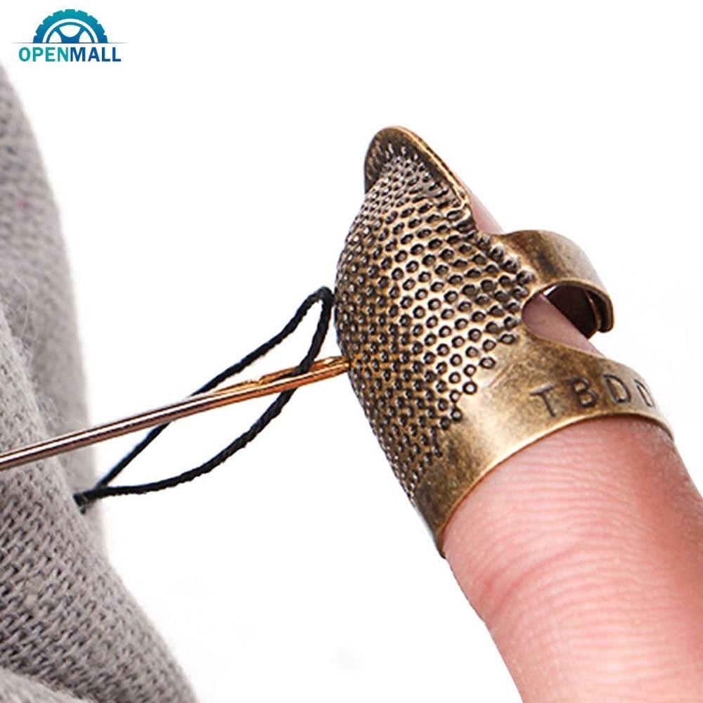 OPENMALL Retro Thimble Metal Finger Protector Sewing Needlework Craft ...