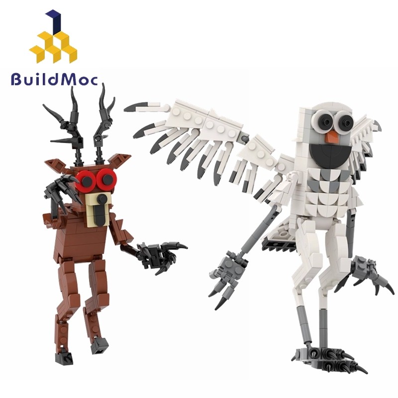 99 Nights in the Forest Owl and Deer Building Blocks Assembly Toys ...