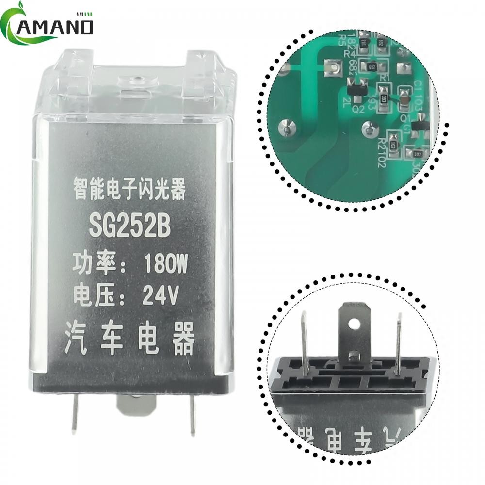 Flasher Relay Flasher Relay Flasher Relay Control Blinker Relay DC 24V ...