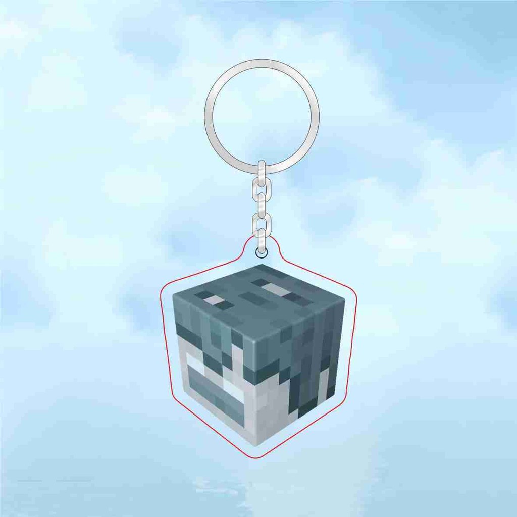 Minecraft Pendant Minecraft Acrylic Merchandise Keychain Character ...