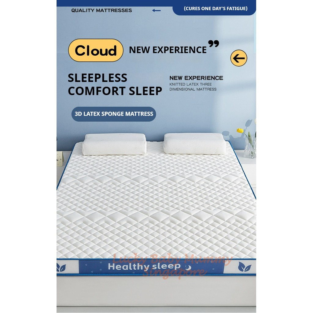 8cm Thickness Comfort Latex Sponge Mattress | Memory Foam Foldable ...