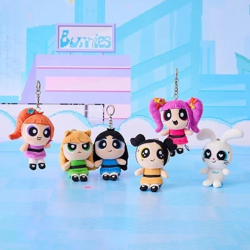 Kpop Idol NWJNS O Powerpuff Girls X Nj Keychain Plush Doll (Bunny ...