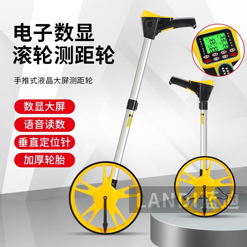 Hand Push Rangefinder Roller Rangefinder Road Vehicle Measuring Device ...