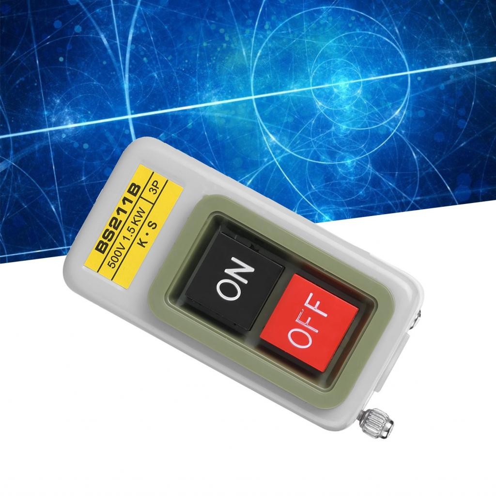 topgoes-SG Self Locking 3P On Off Power Push Button Switch AC 220V 380V ...