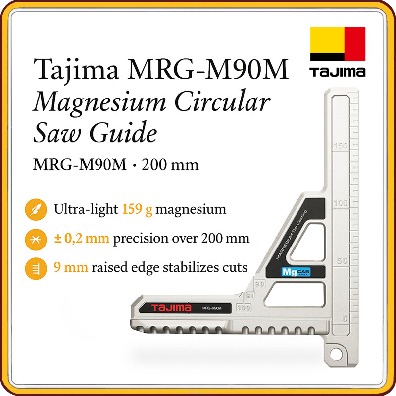 Tajima Magnesium Square Guide Mrg M90m And Mrg M9045m Ultra Light