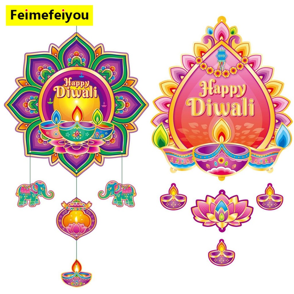 2025 Deepavali Decoration item New Diwali Door Hanging Pendants Happy ...