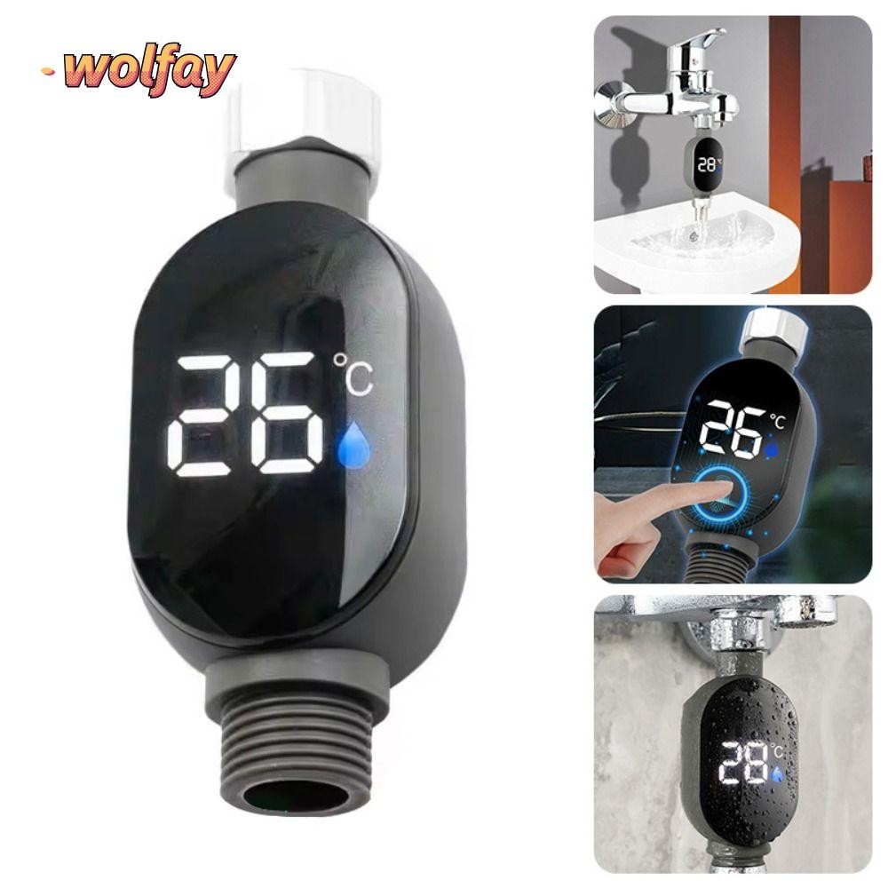 YOLANDA Faucet Water Temperature Gauge, Led Display 0~99 Accurate ...
