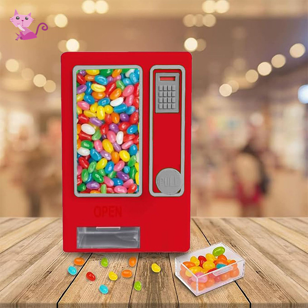 Retro Min Sweet Vending Machine Large Capacity Suitable For Gumballs ...