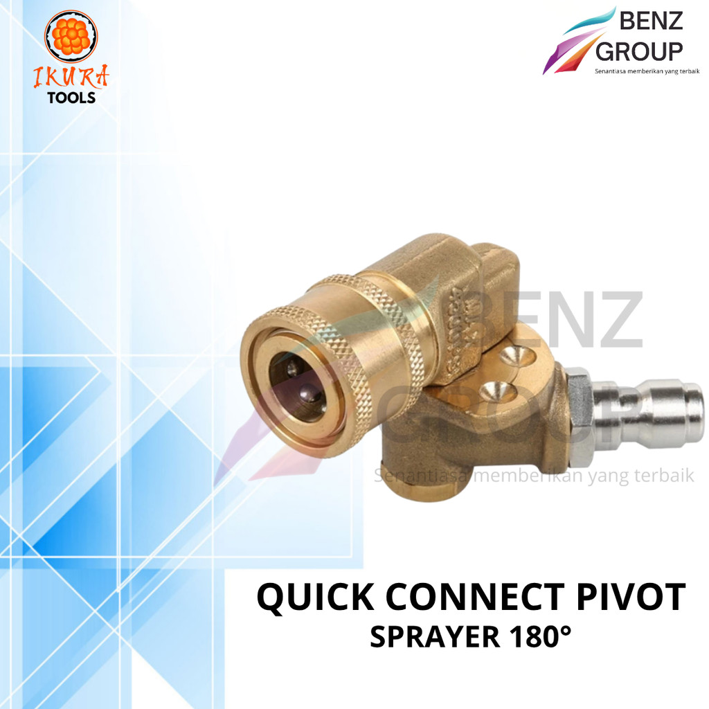 Ikura Tools Quick Connect Pivot Sprayer High Pressure - Quick Release ...