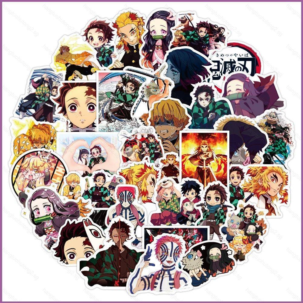 HT2 50pcs/set Demon Slayer Kimetsu no Yaiba Infinity Castle Kamado ...