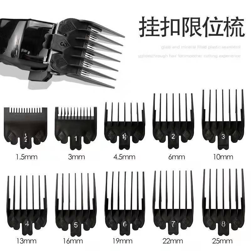 Old-fashioned Hair Clipper with Line Caliper Limit Comb Pull Line Plug ...