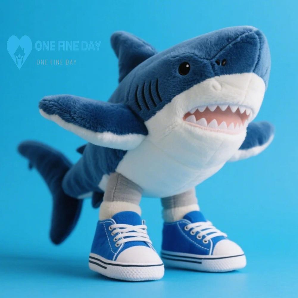 30cm Shark Plush Doll Italian Brainrot Al Italian Brainrot Plush Shark ...