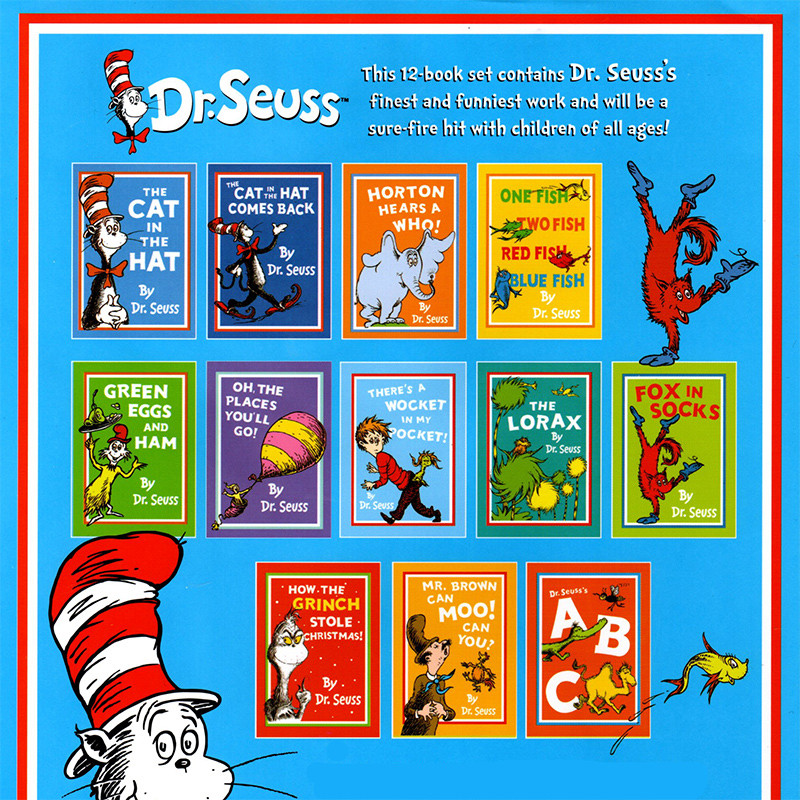 [Self-Operated] Large Format 12 Volumes Dr Seuss Dr. Seuss English ...