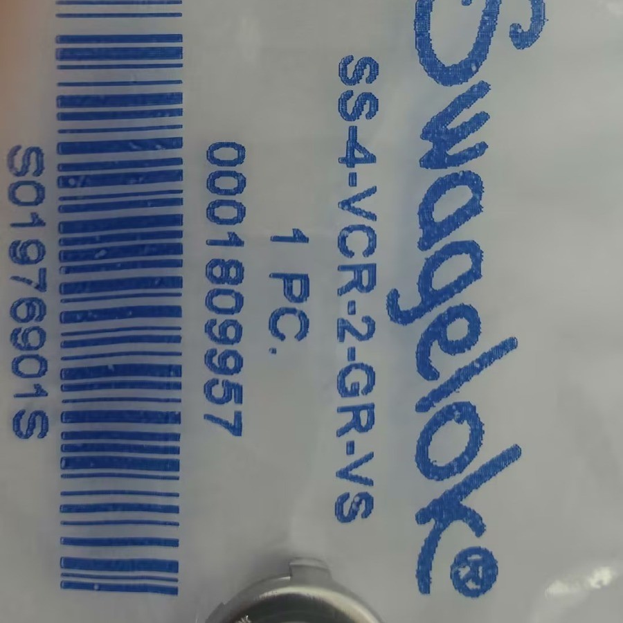 Swagelok SS-4-VCR-2-GR-V S New product and Used gasket316 Stainless Steel VCR High density ...