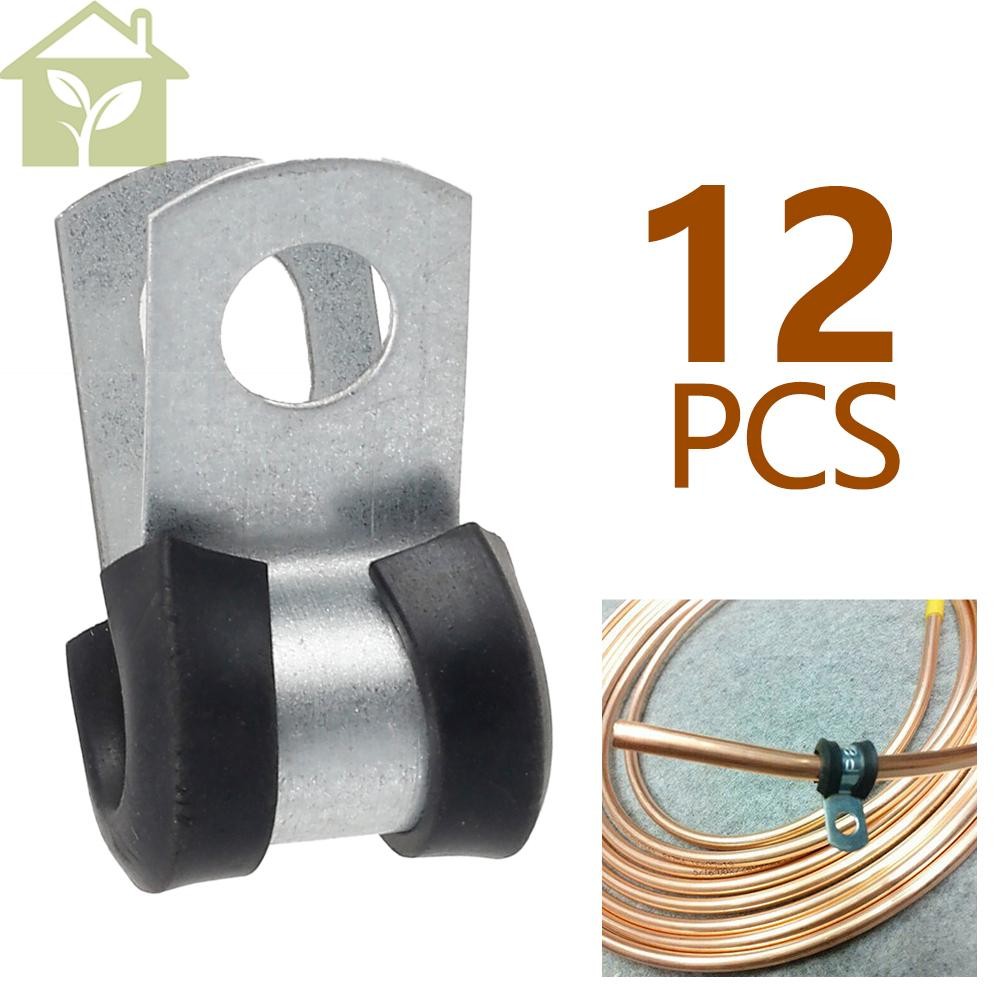 12 Pcs Cable Clamps Assortment Kit 3/16" Rubber Cushioned Insulated ...