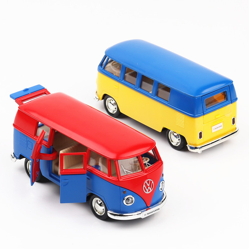VW Volkswagen T1 Bus 1:36 Scale Diecast Model Car Welly Kombi Microbus ...