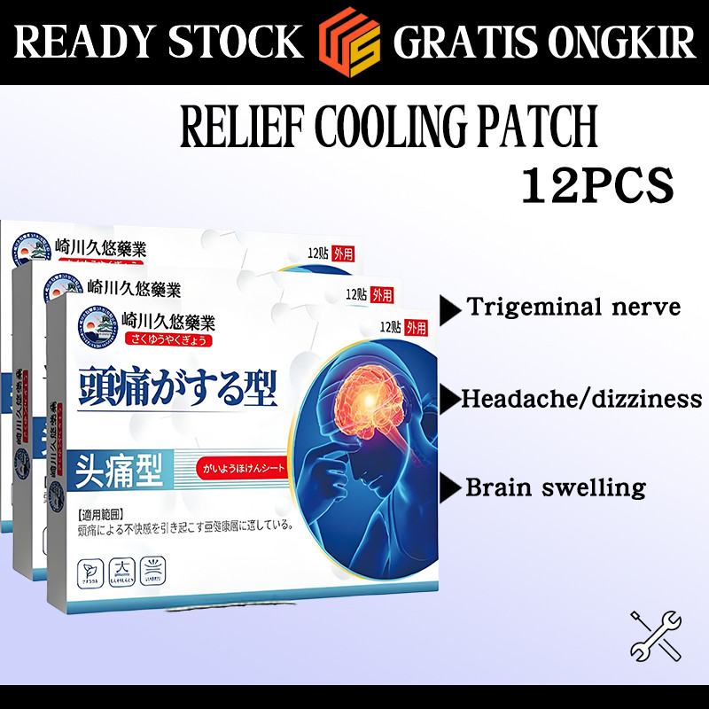 [SG] 🔥 Japan Migraine Relief Cooling Patch - Fast Acting & Long Lasting Migraine Headache Relief ...