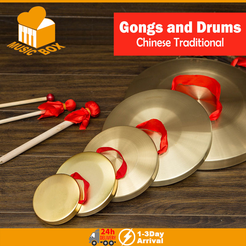 Gongs Brass Gongs Church Percussion Instruments With Round Hammer Gong ...