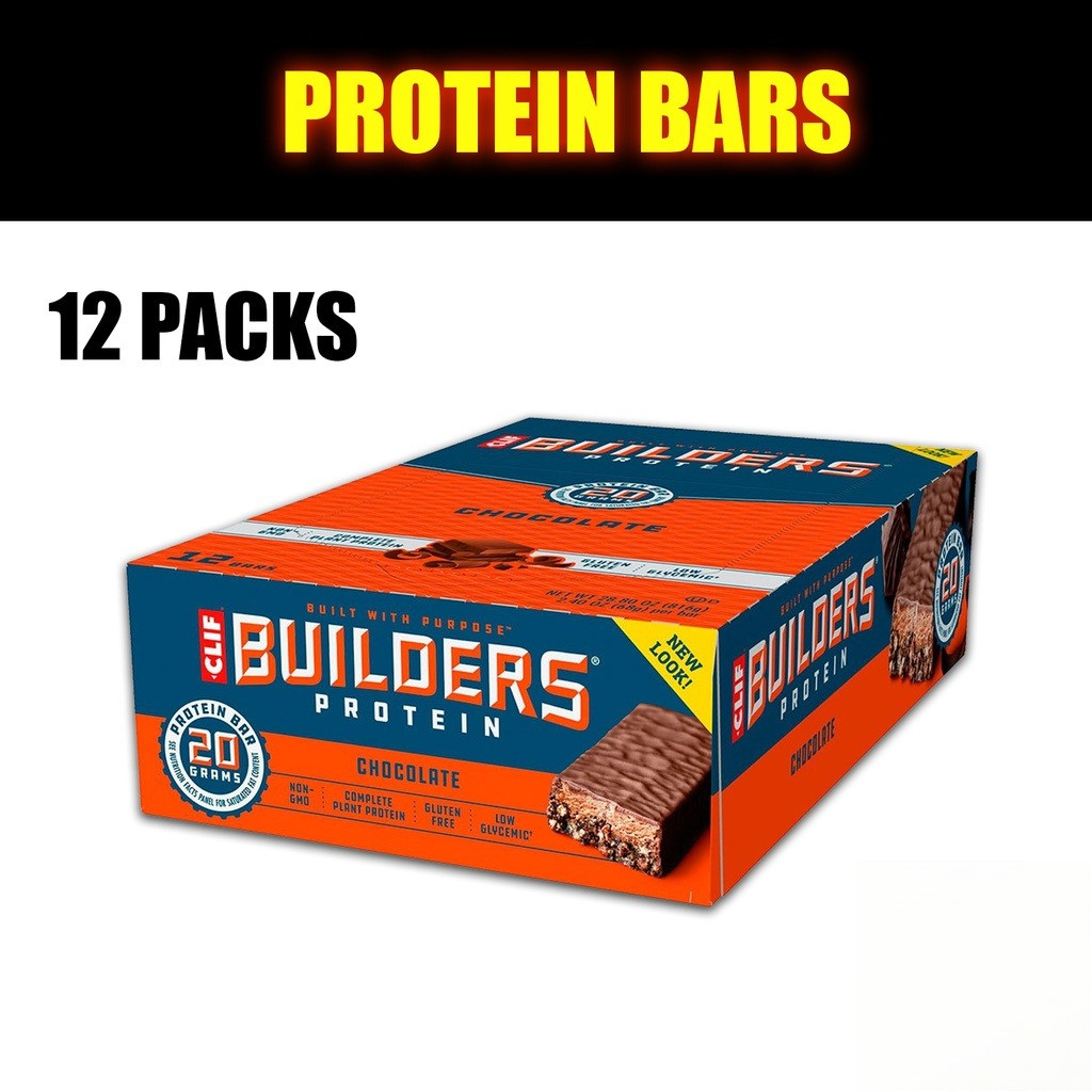 CLIF Builder's 20g Protein Bar | 12 Pack | Muscle Builder Nutrition for ...