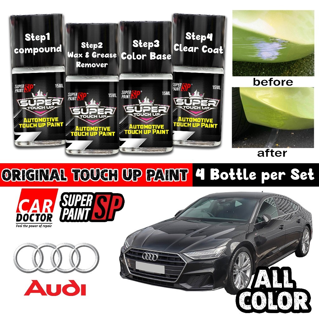 Audi 🚗 Original Touch Up Paint Combo Set for DIY Scratch Removal Calar ...