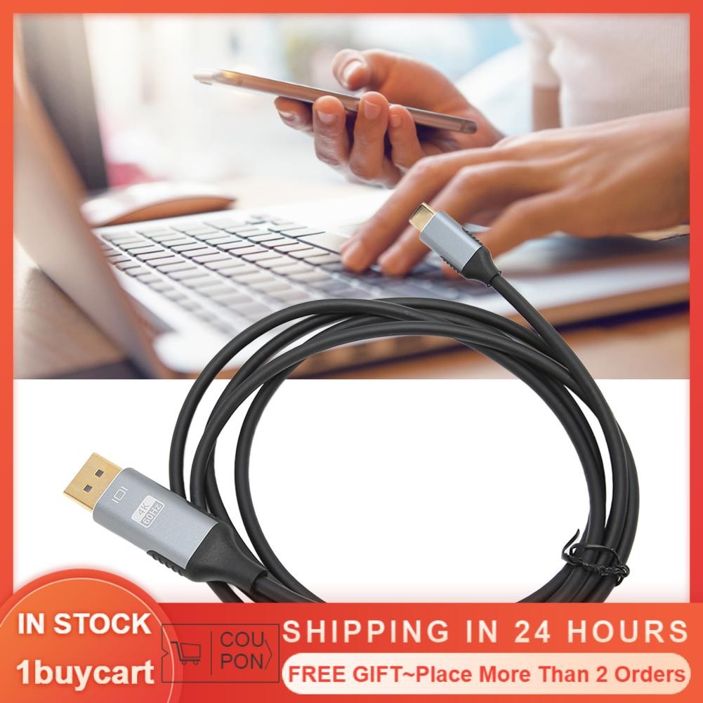 1buycart USB C To Displayport Convertor DP Adapter 4K 60HZ 10Gbps ...