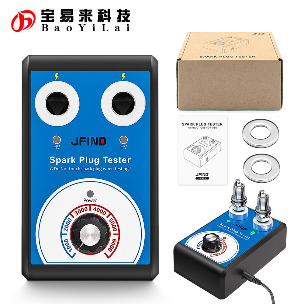 car Spark Plug Tester Automobile Dual Hole Spark Plug Test Detector ...