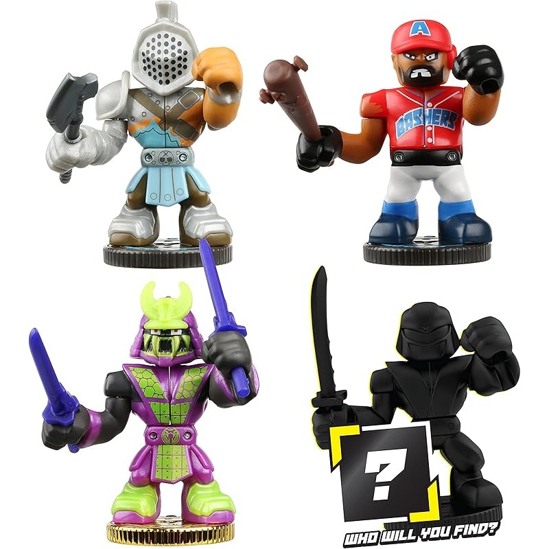 Akedo Ultimate Arcade Warriors Toy, 4 Pack Collector Set with ...