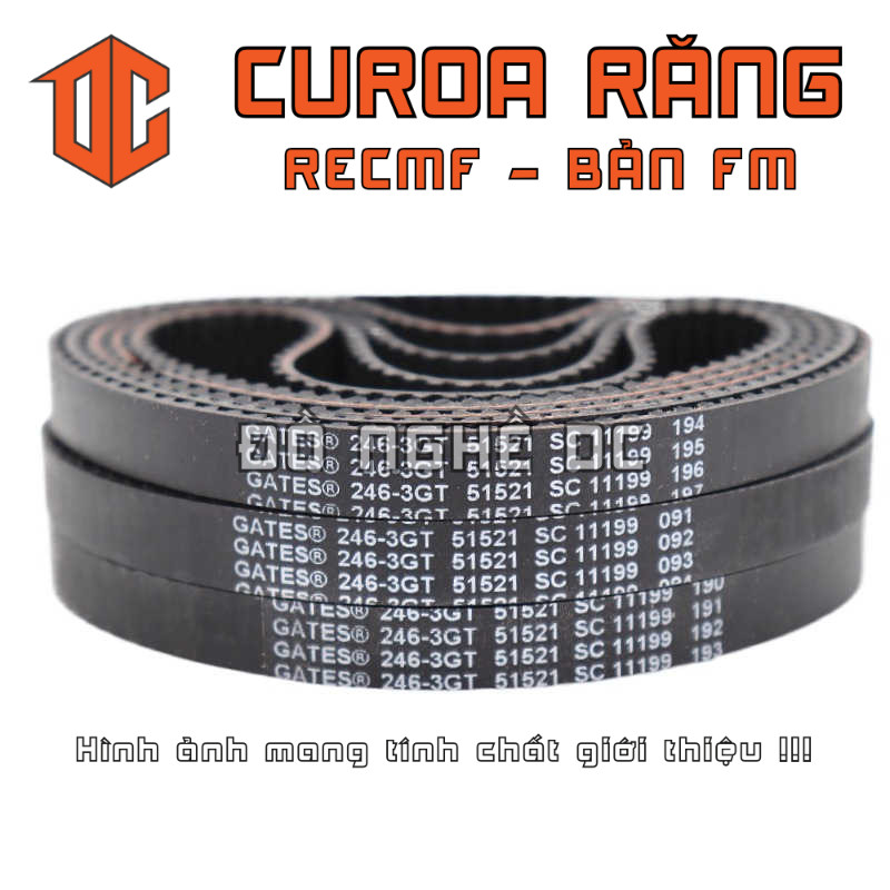 RECMF Thai serrated belt FM47 FM96 FM51 FM60 FM31 FM45 FM76 FM40 FM95 ...