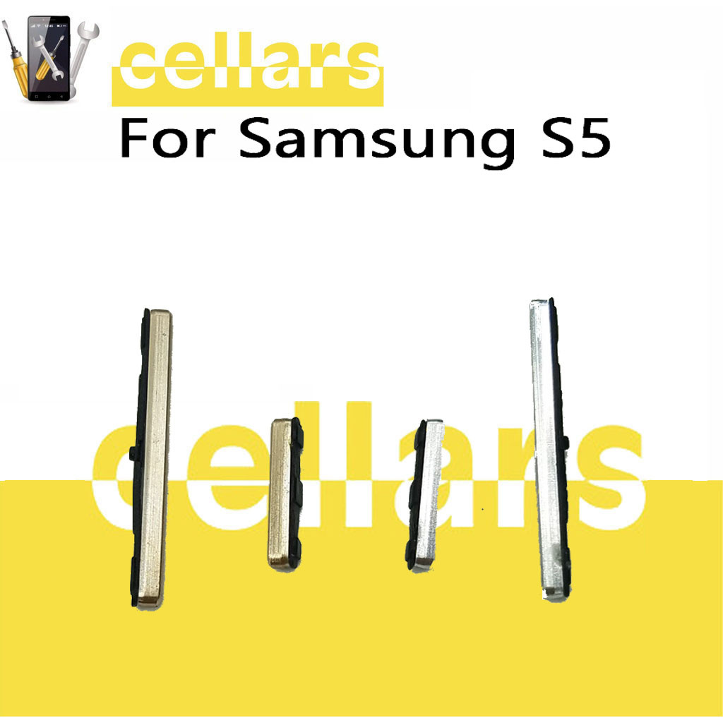 For Samsung S5 Volume Power Button On Off Side Key Replacement | Shopee ...
