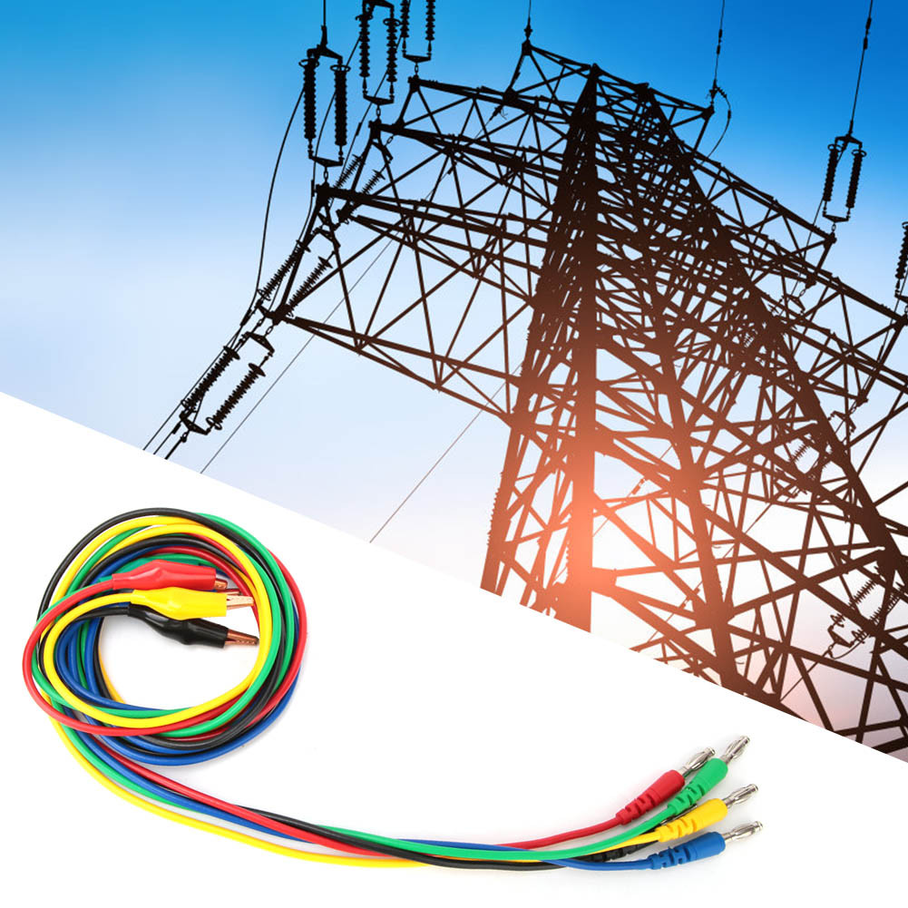 ttech-SG Banana Plug Aligator Adaptor Probe Test Lead Cable for ...