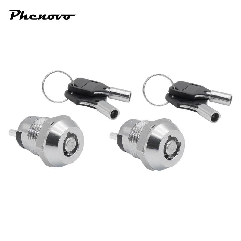 [Phenovo] Electronic Key Switch Telephone Lock, Pipe Connection to ...