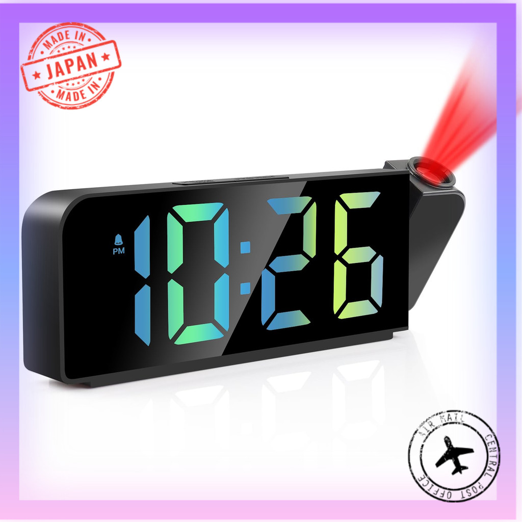 GHDVOP Alarm Clock, Table Clock, Projection Clock, Digital Clock with ...