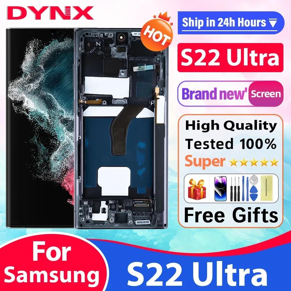 AMOLED Display For Samsung Galaxy S22 Ultra 5G Display Touch Screen ...